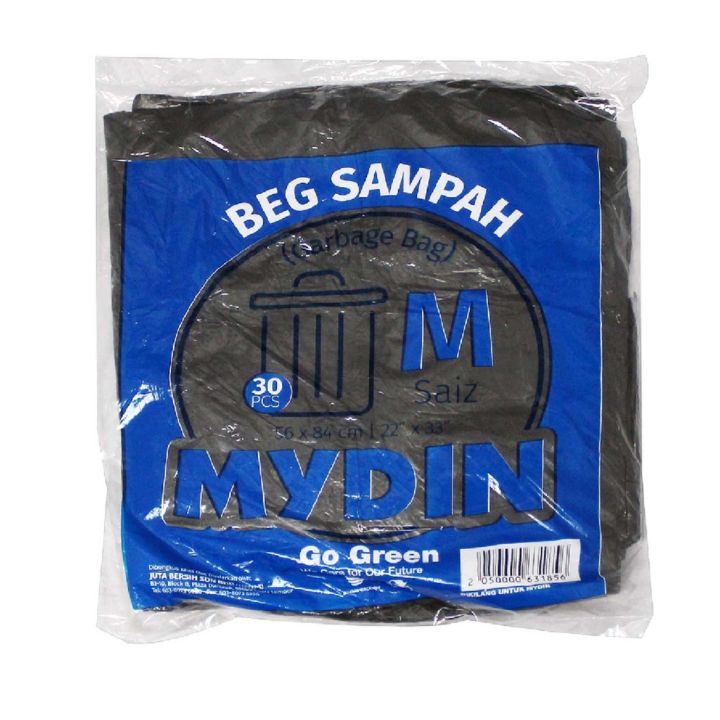 Mydin Garbage Bag - M (30 Pcs) | Lazada
