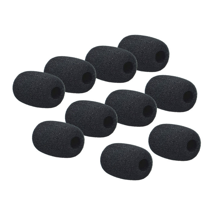Orzson® 10Pcs MIC Windshield Foam Replaceable Wind-proof Soft Plosives ...