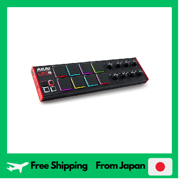 Akai Professional Usb Midi Pad Controller With Mpc Drum Pads X 8 Assignable Knobs X 8 Includes 