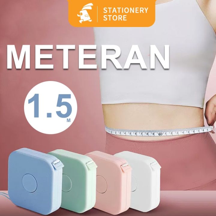 METERAN MINI PITA FIBERGLASS / METERAN BAJU / METERAN PORTABLE UKURAN 1 ...