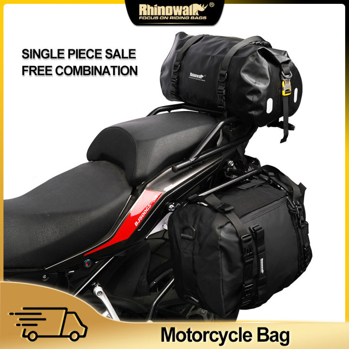 Rhinowalk Motorcycle Rear Seat Bag Waterproof 10L-20L-30L Multifunction ...