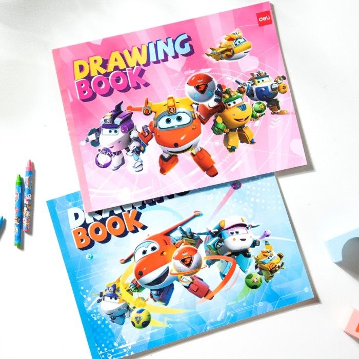 Buku Gambar Deli EN030 Super Wings 20 Lembar | Lazada Indonesia
