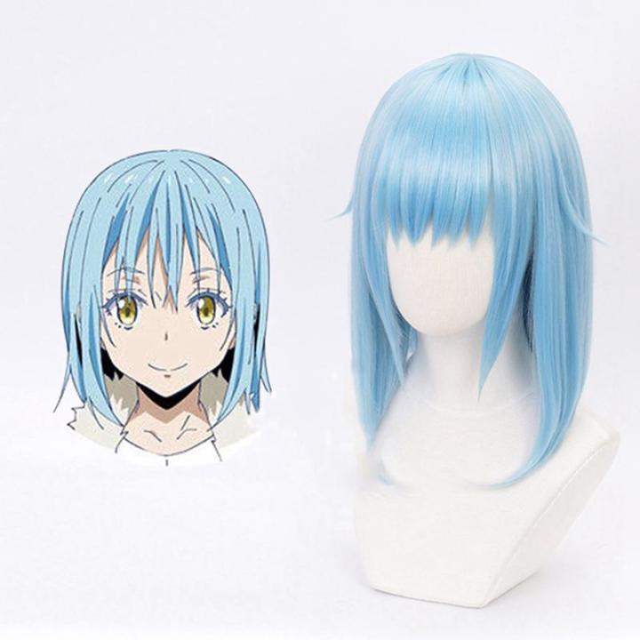 นั้นผม Reincarnated เป็น Slime Rimuru Tempest คอสเพลย์วิกผมแฮร์พีซ