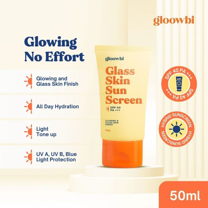 (READY) Gloowbi sunscreen / GloOw&be sunscreen (KEMASAN BARU) ORIGINAL ...