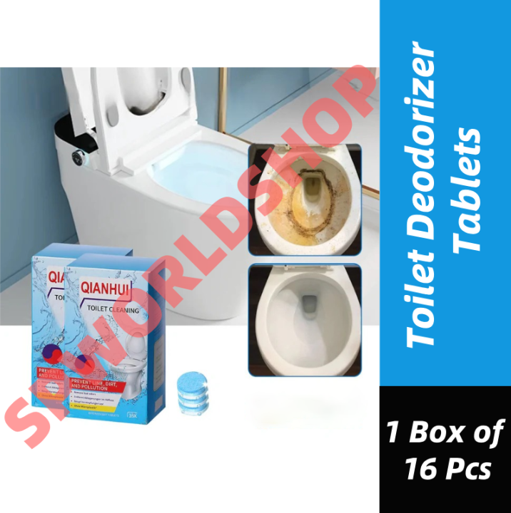 Bathroom Fresheners Effervescent Tablets Odor Free Toilet Deodorizer ...