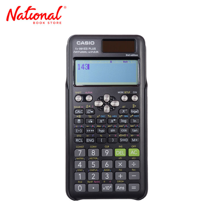 Casio Scientific Calculator FX991ES Plus, Black - School Essentials ...