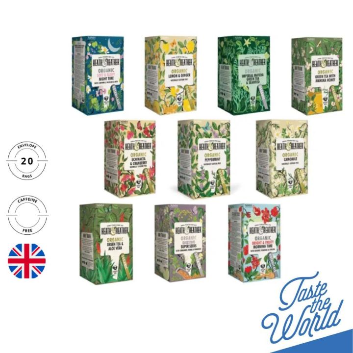 HEATH & HEATHER Organic Tea (20 Bags) [1] | Lazada