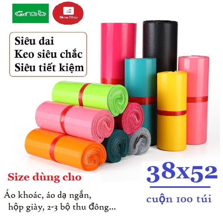 Cuộn 100 Túi Đóng Hàng Tự Dính Size 38x52cm - Keo Dán Chắc, Túi Siêu ...