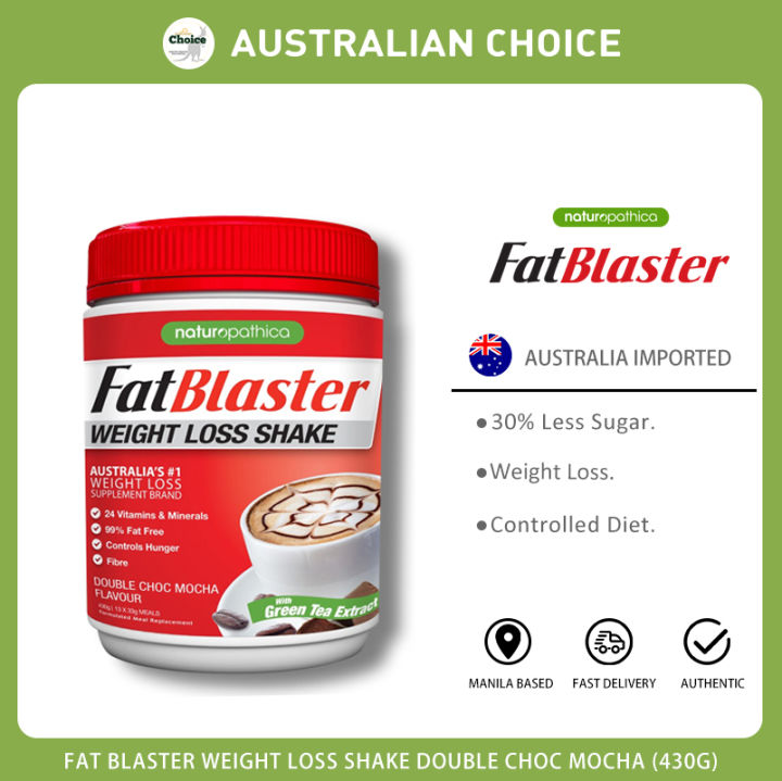Fat Blaster Weight Loss Shake Double Choc Mocha (430g) | Lazada PH