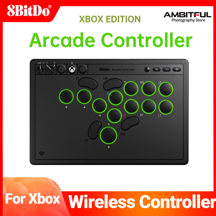8BitDo Hitbox Leverless Controller All-Button Wireless Arcade ...
