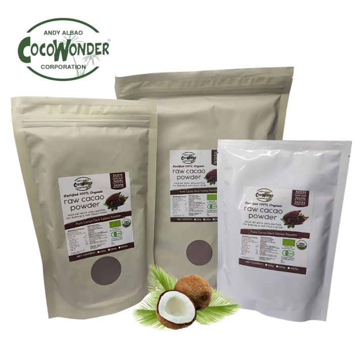 Cocowonder | Organic Raw Cacao Powder 30% Fat 250g-1000g US & EU ...