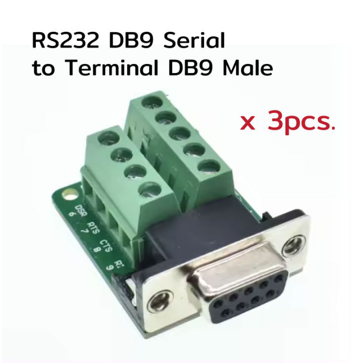 DB9 D-SUB RS232 Adapter COM transfer solderless connector Male Female ...