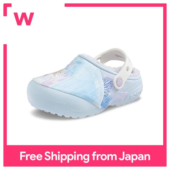 Crocs Kids' Fun Lab Lined Disney Frozen II Clog Mineral Blue 19.0 cm ...