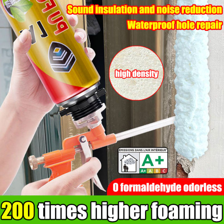 【900G Send Hose】Polyurethane Expanding Foam Spray 200 times 0 formaldehyde high foaming Thermal ...