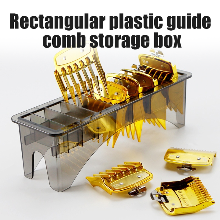 Storage Box Universal Rectangular Plastic Guide Comb Storage Box Hair ...