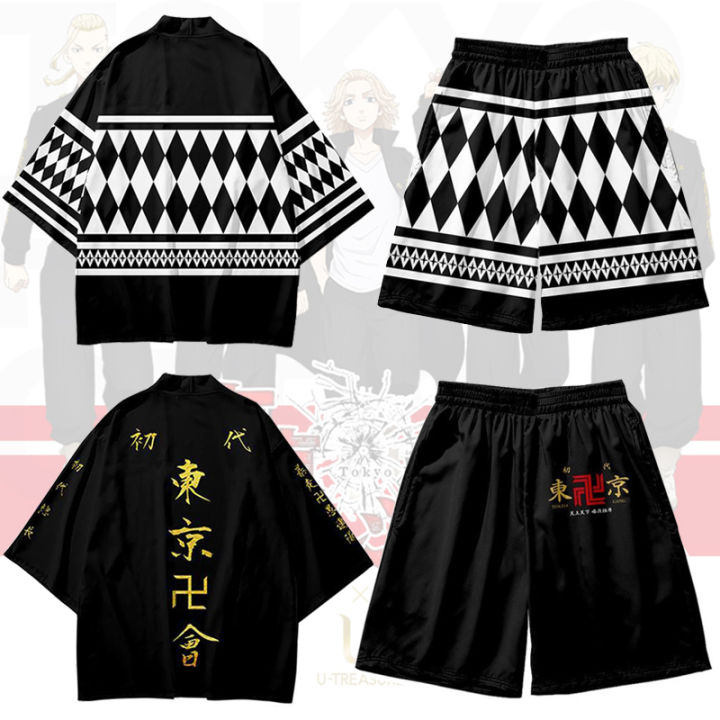 Tokyo Revengers Kimono Hanagaki Takemichi Ken Ryuguji T-shirt Anime 3D ...