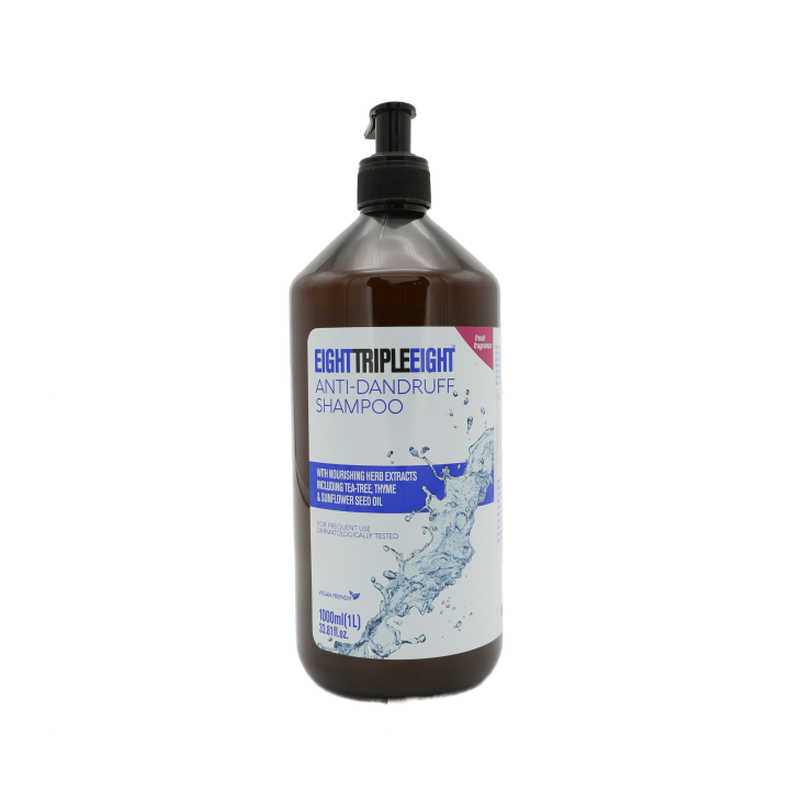 TRIPLE EIGHT Anti-Dandruff Shampoo 1L (Random of cap in White/Black ...