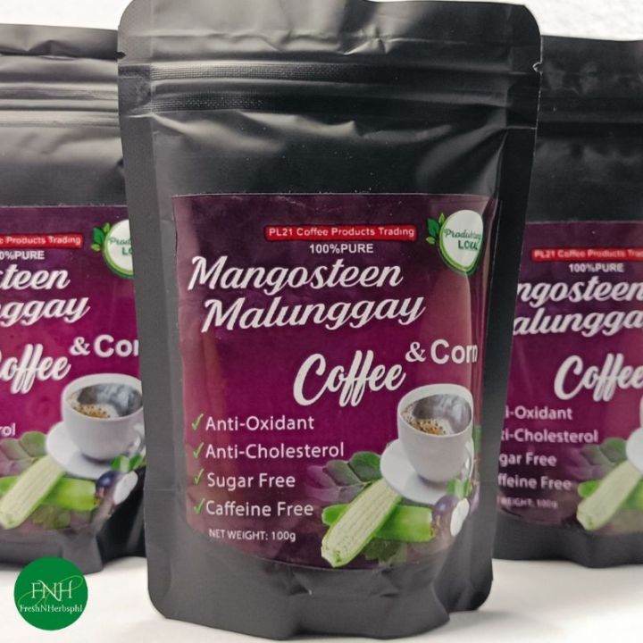 Mangosteen malunggay corn coffee (3 pouch) | Lazada PH