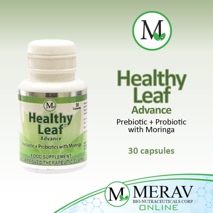 Healthy Leaf Advance with Prebiotic Probiotic and Moringa Capsules ...