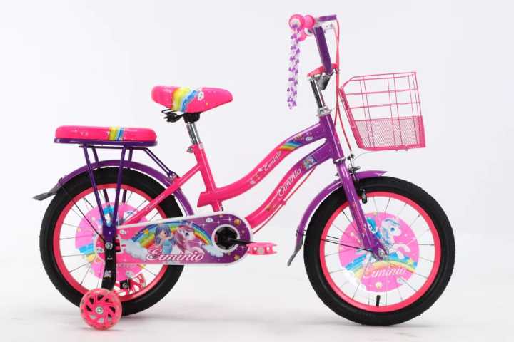 SEPEDA ANAK MINI ERMINIO KUDA PONY UNICORN UKURAN 18" | Lazada Indonesia