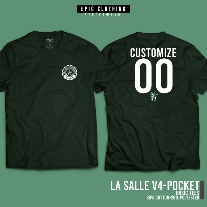 LA SALLE V4 - Pocket - DE LA SALLE UNIVERSITY - DLSU - CUSTOMIZE JERSEY ...