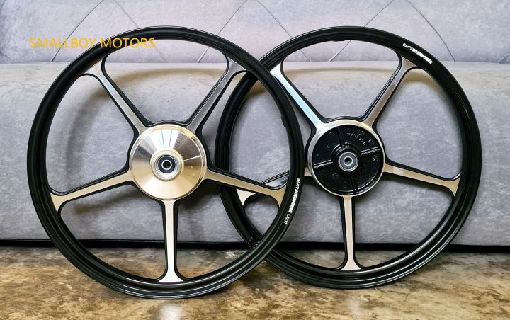 HONDA EX5 DREAM WAVE100 100R NO DISK SPORT RIM 17 BLACK 5 KAKI BATANG ...