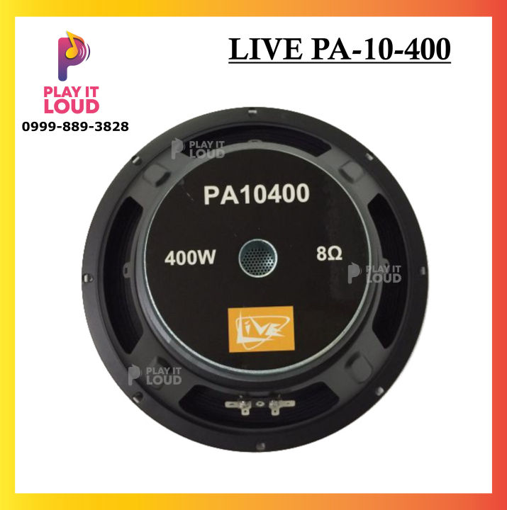LIVE PA-10-400 10" 400W SPEAKER | Lazada PH