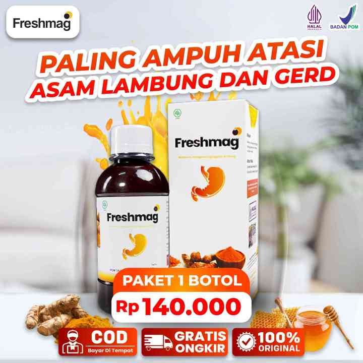 Madu Freshmag Obat Asam Lambung Original Obat Herbal Atasi Masalah Sakit Maag & Nyeri Gerd 200 ...