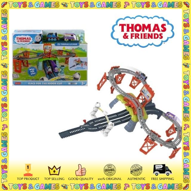 Thomas & Friends Push Along Thomas And Kana Race For The Sodor Cup ...