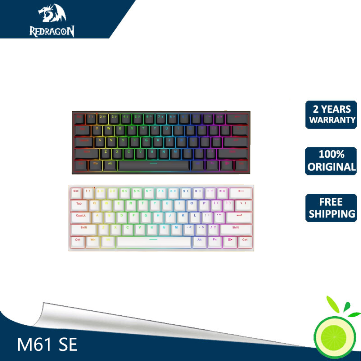 Redragon M61 Se Mechanical Keyboard Wired Magnetic Axis Rt Esports Game Hall Switch 8k Return ...