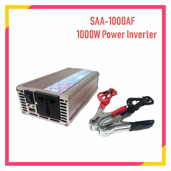BOSCA 1000w 12v Dcto220-230v AC Car Solarpower Inverter Saa-1000af ...