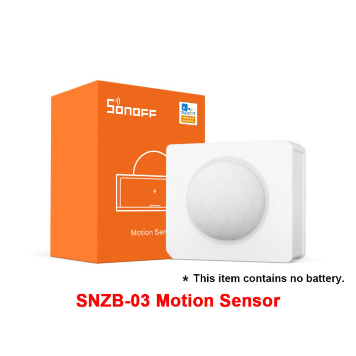 SONOFF SNZB-03 Zigbee 3.0 110° PIR Infrared Motion Sensor Detector ...
