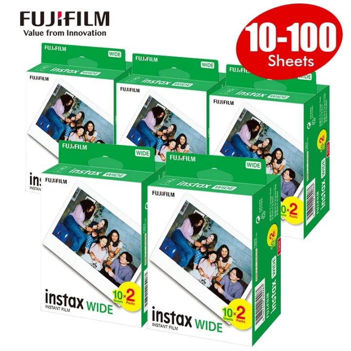 Genuine Fujifilm Instax Wide Film Paper White Edge Paper For Fuji ...