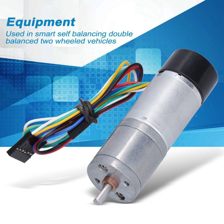 Encoder Motors D Shift Speed Measuring 25mm Diameter Geared Motor ...
