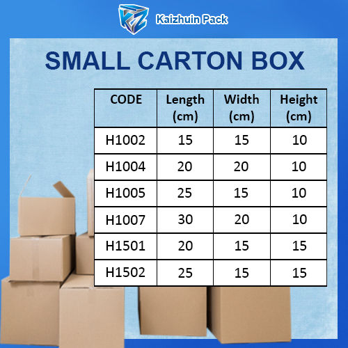 (KZ Small Boxes) Small Carton Box Packaging Box | Lazada