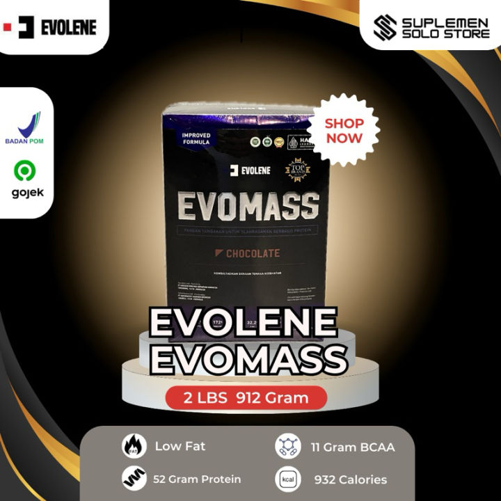 EvoMass 2 Lbs 912 Gram Evolene Mass Gainer | Lazada Indonesia