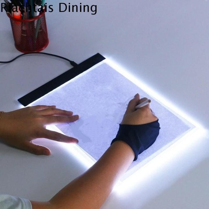 RIACHTAIS 3 Level Electric Drawing Board USB Adjustable Brightness LED ...