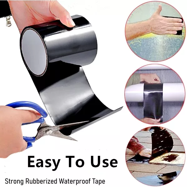 Super Strong Leakage Waterproof Black Tape for Garden Hose Water ...