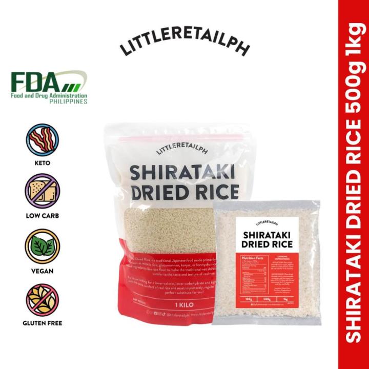 Dry / Dried Shirataki Rice 500g 1kg Konjac Keto/Low Carb Approved ...