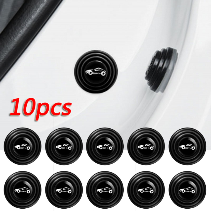 [AutoRobe] 10pcs Car Door Anti-shock Silicone Pad Universal Anti-Noise ...