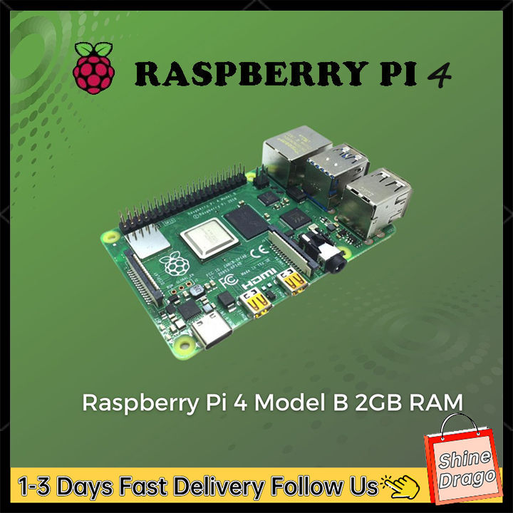 Shine Dragon Raspberry Pi 4 Model B 2GB 4GB 8GB RAM Bluetooth WiFi For ...