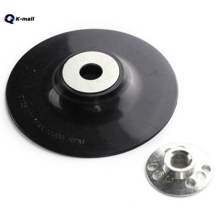 K-Mal Rubber Backing Disc M10 Thread Back Pad Angle Grinder Sander Tool ...