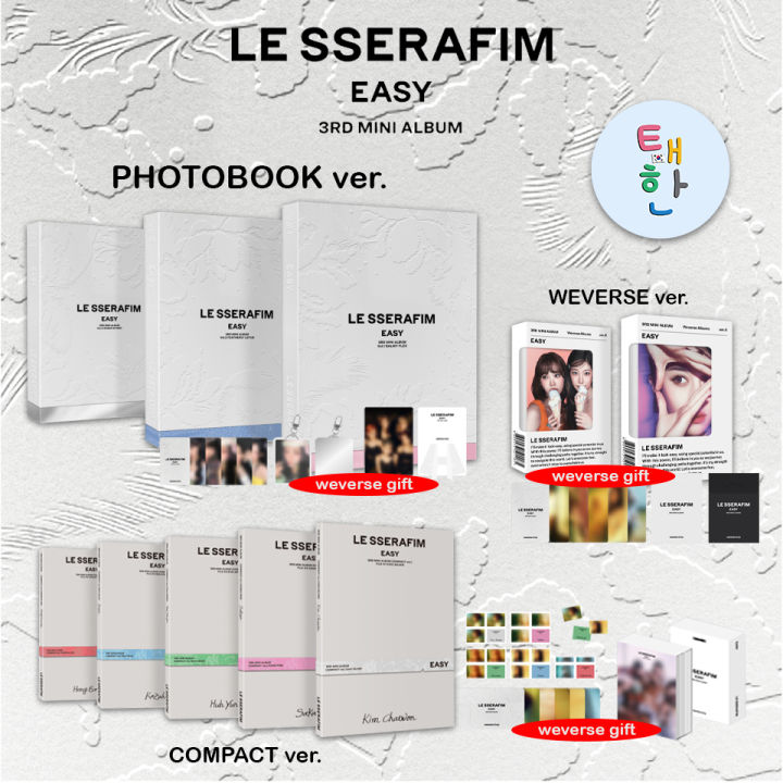 พร้อมส่ง [LE SSERAFIM] 3rd Mini Album 'EASY' | Lazada.co.th