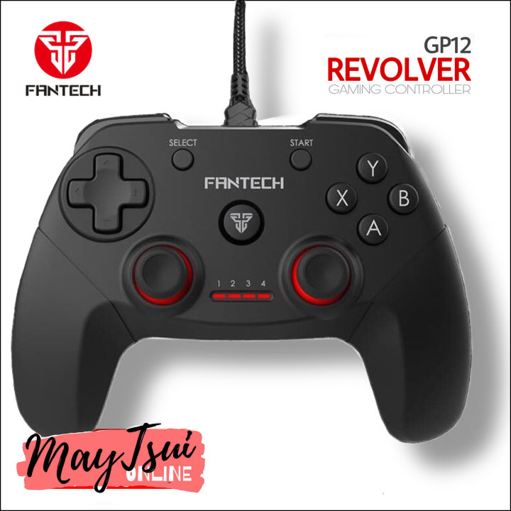 FANTECH GP12 Wired Gaming Controller Gamepad Joystick for PC / PS3 ...