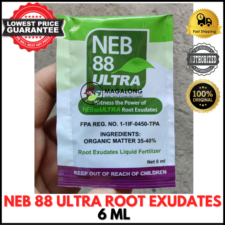 NEB 88 ULTRA ROOT EXUDATES - LIQUID FERTILIZER - ROOT PROMOTER - 6 ml ...