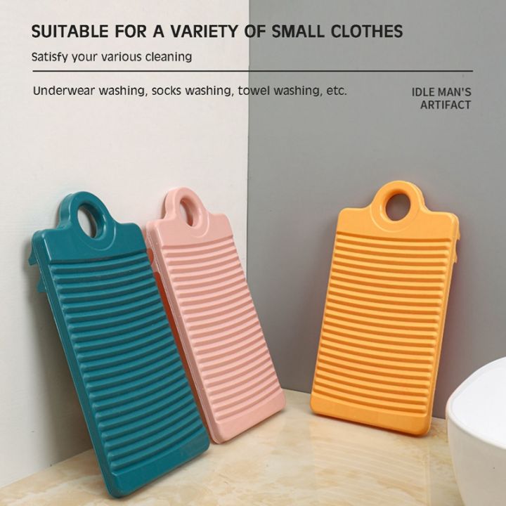 1Pcs Portable Mini Washboard Antislip Washing Board Plastic Clothes ...