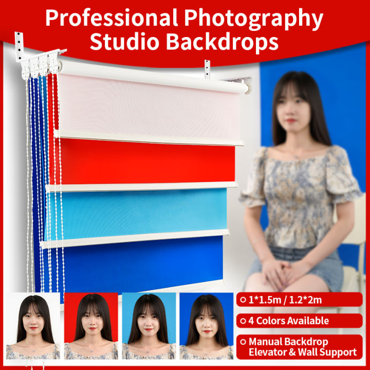 Selens 1*1.5m / 1.2*2m Solid Color Screen Photography Background with ...