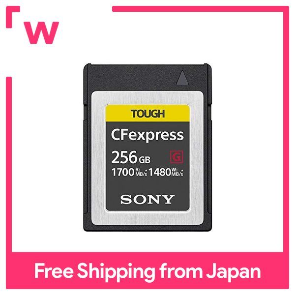 Sony CFexpressประเภทBการ์ดความจำ256GB Toughข้อมูลจำเพาะเขียนความเร็ว ...