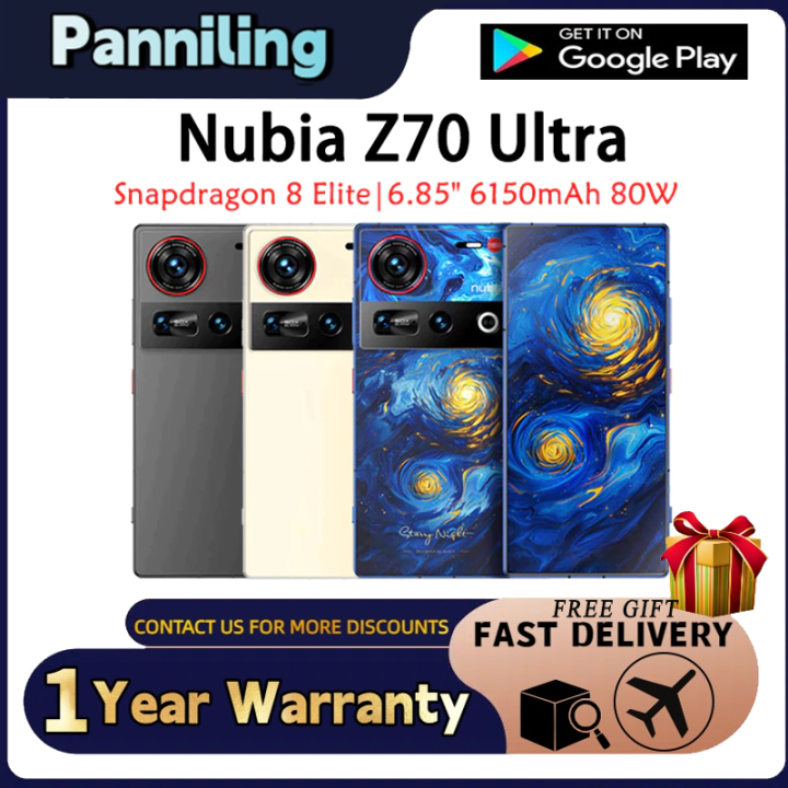 Nubia Z70 Ultra SmartPhone /Nubia Phone/Nubia Q9+Full screen Snapdragon ...