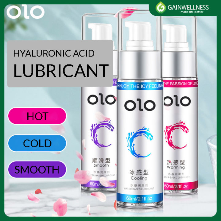 OLO Lubricant Hot Lubricant Cold Lubricant Water Based Sex Toy Pelincir ...